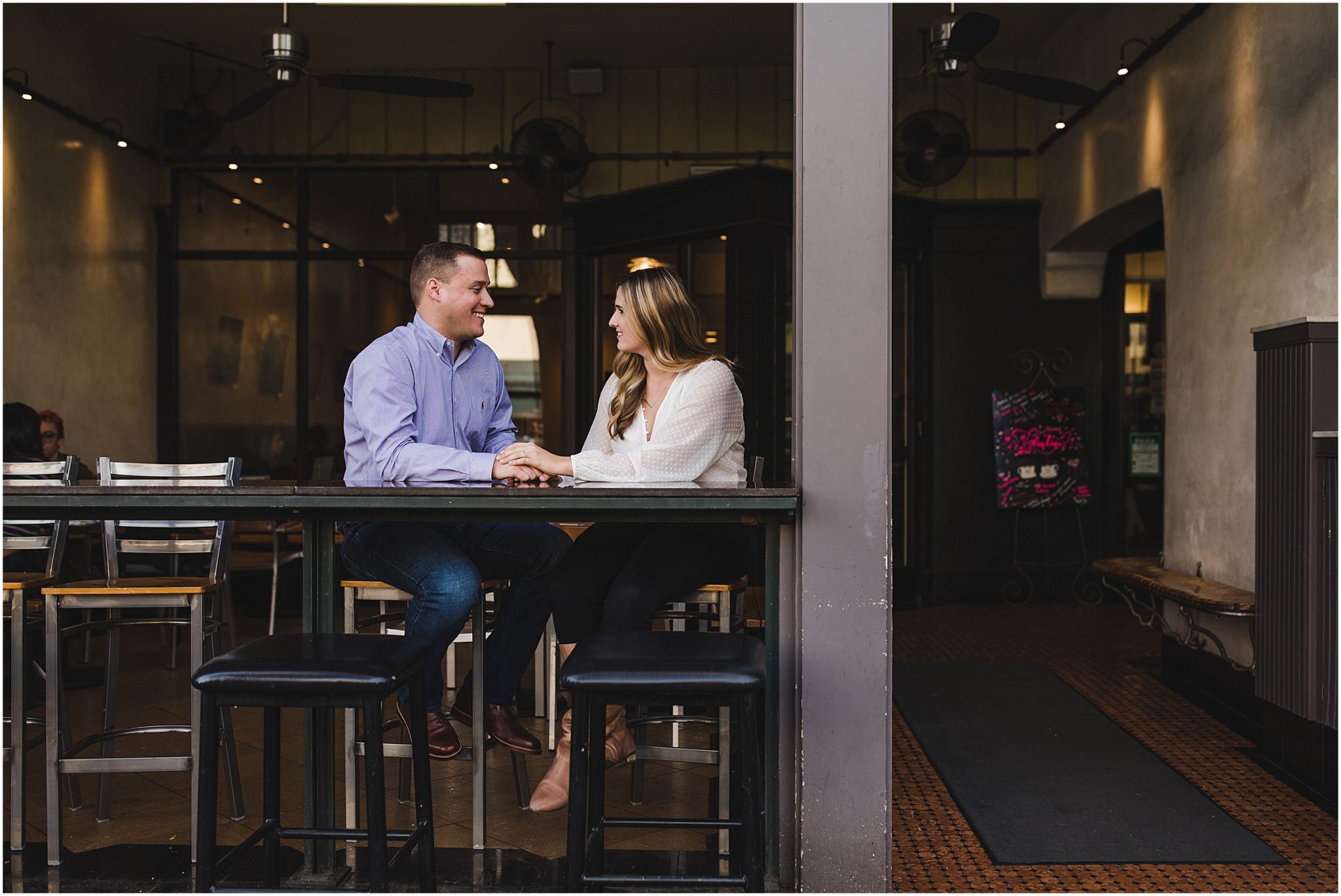 Downtown Date Night Inspired Engagement Session - ashleycarlascio.com