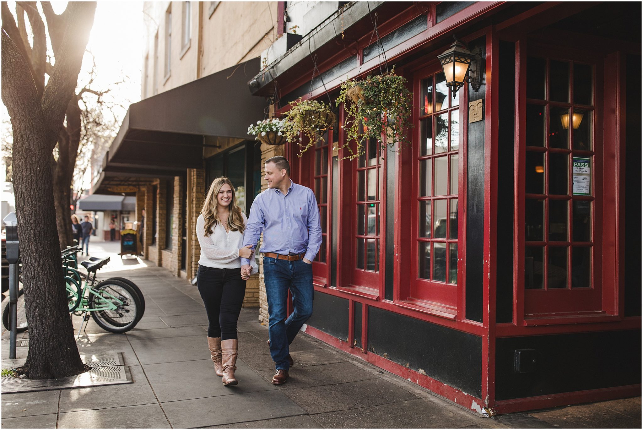 Downtown Date Night Inspired Engagement Session - ashleycarlascio.com