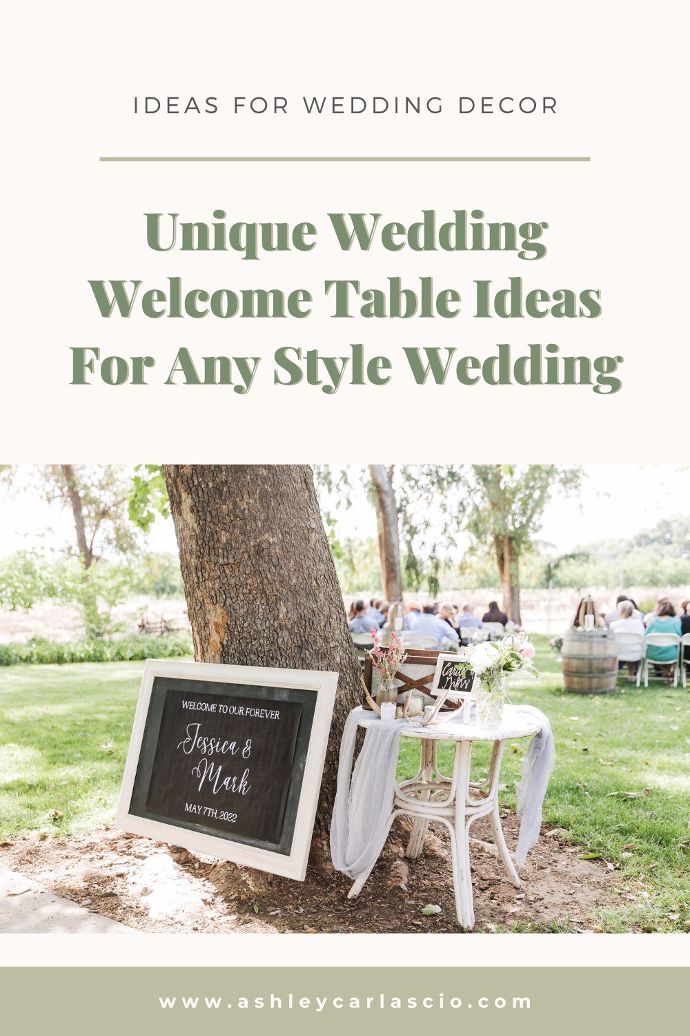 Unique Wedding Welcome Table Ideas For Any Style Wedding ...