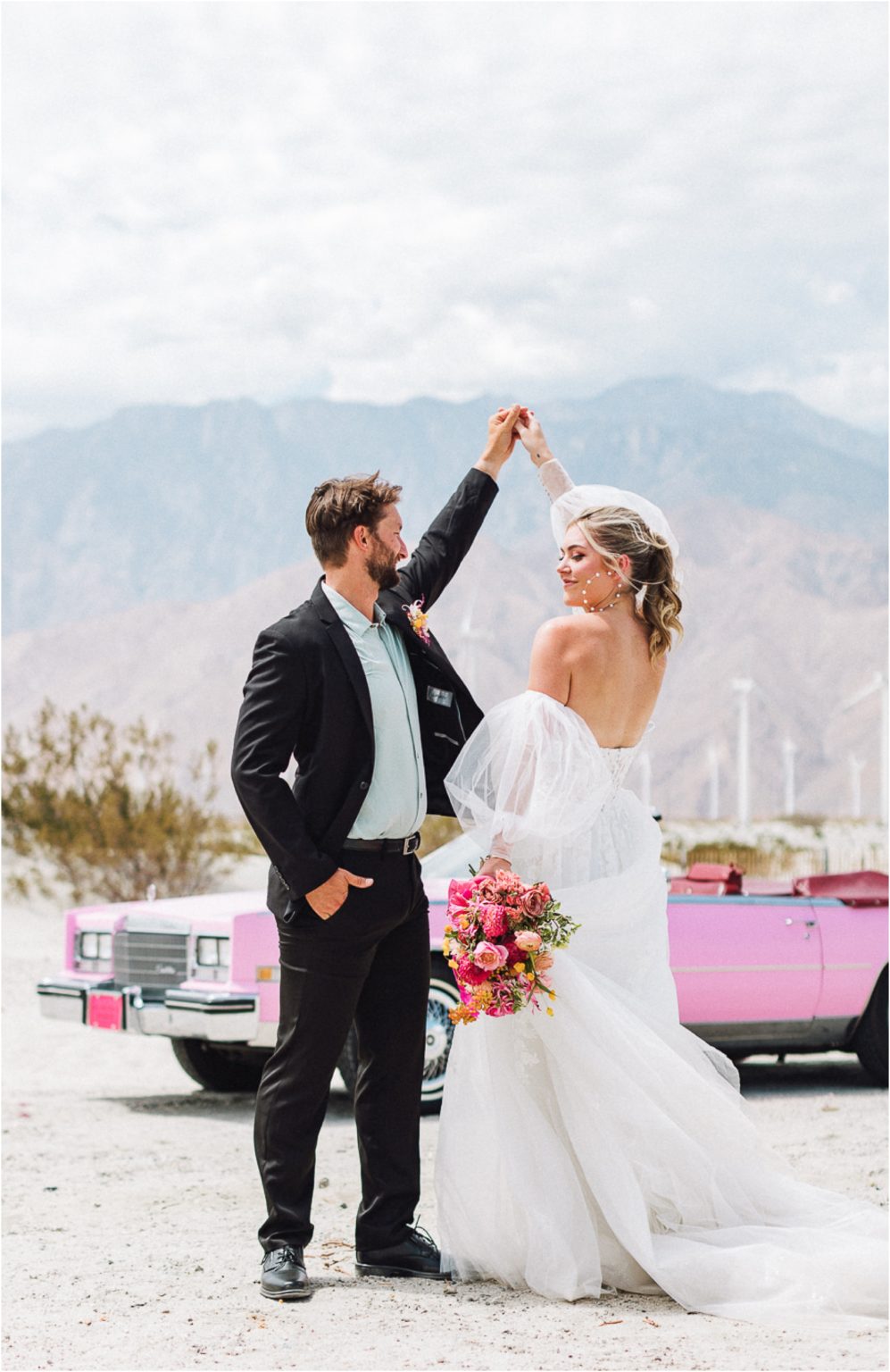 Editorial Bridal Shoot in the Palm Springs Desert | ashleycarlascio.com