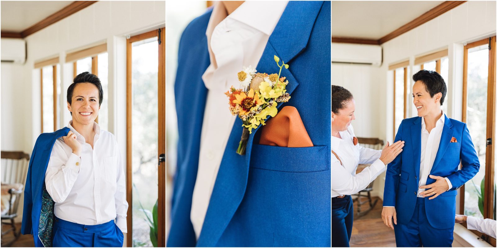 Orange and Yellow Florals for a Colorful Yokayo Ranch Wedding | Holly + Jen - ashleycarlascio.com
