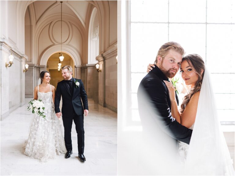 Romantic San Francisco City Hall Elopement | Kendal + Blake ...
