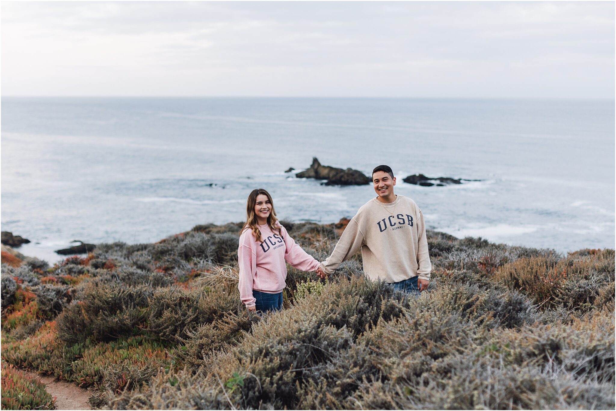 Carmel-by-the-Sea Engagement Session | Juliza + Victor - ashleycarlascio.com
