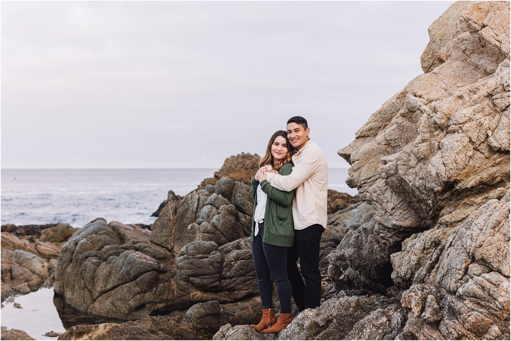 Carmel-by-the-Sea Engagement Session | Juliza + Victor - ashleycarlascio.com