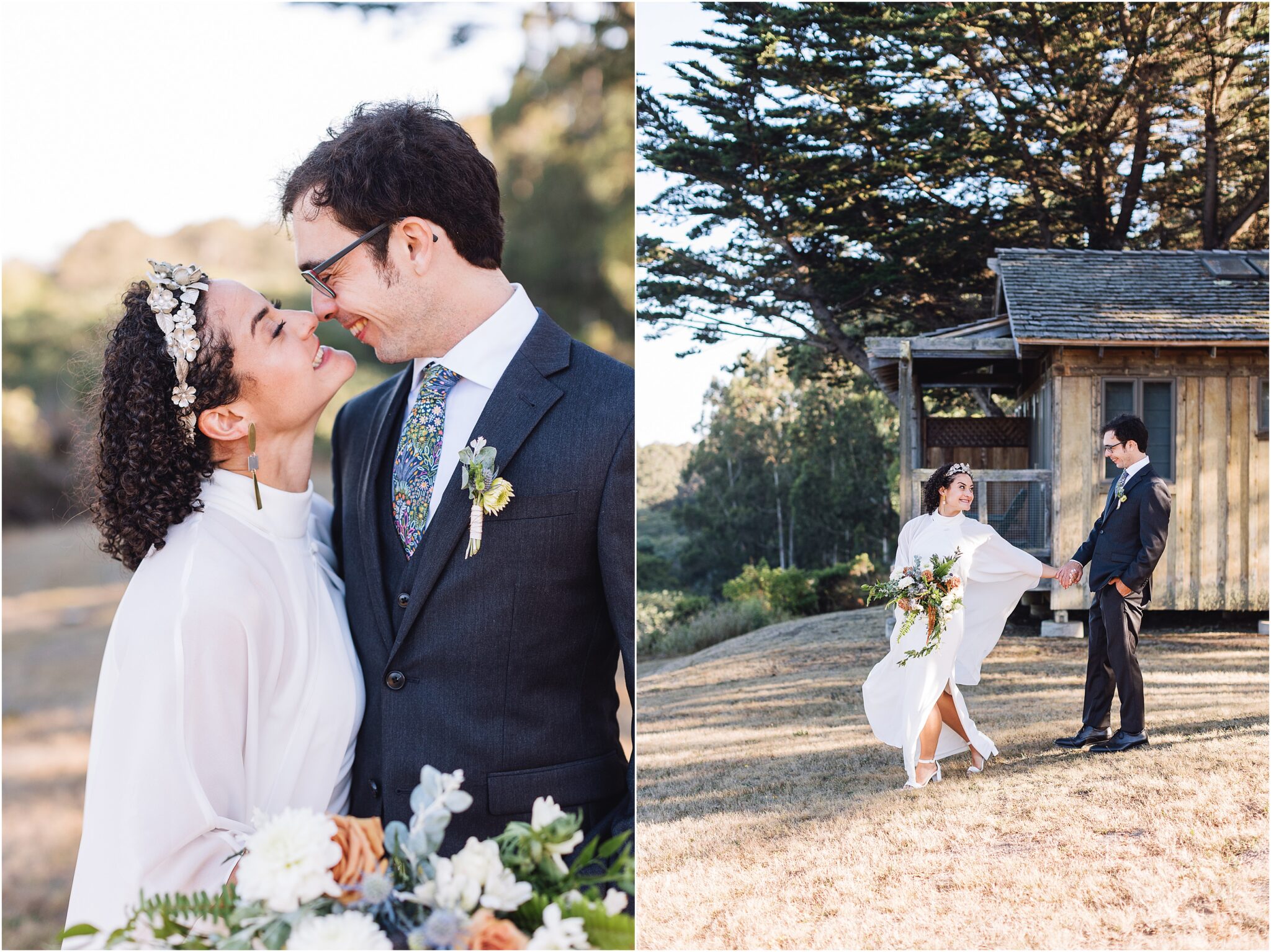 Coastal Wedding at Costanoa Lodge in Pescadero, CA | Rachel + Tommy ...