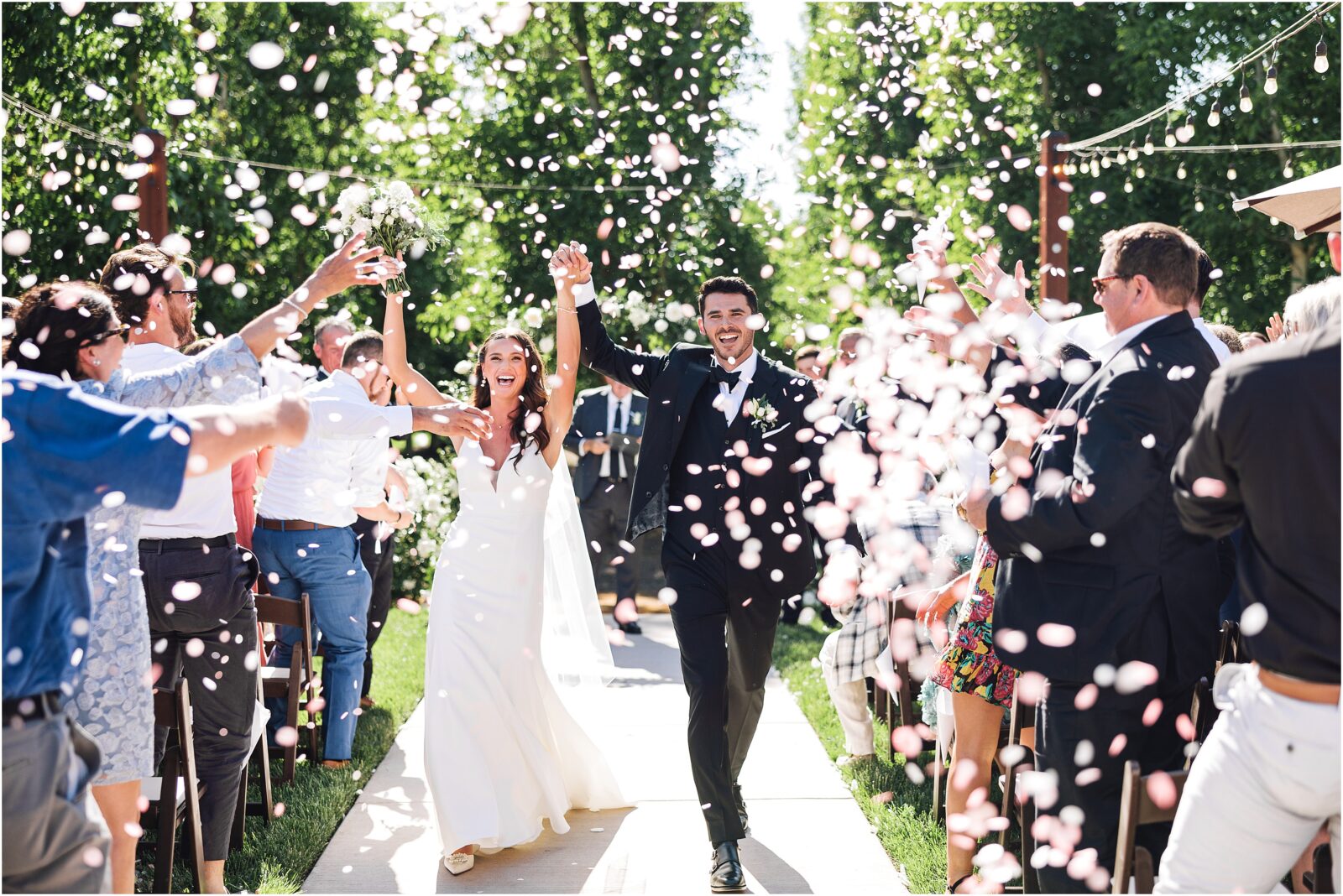 How to Make the Most of a Wedding Ceremony Confetti Exit ...