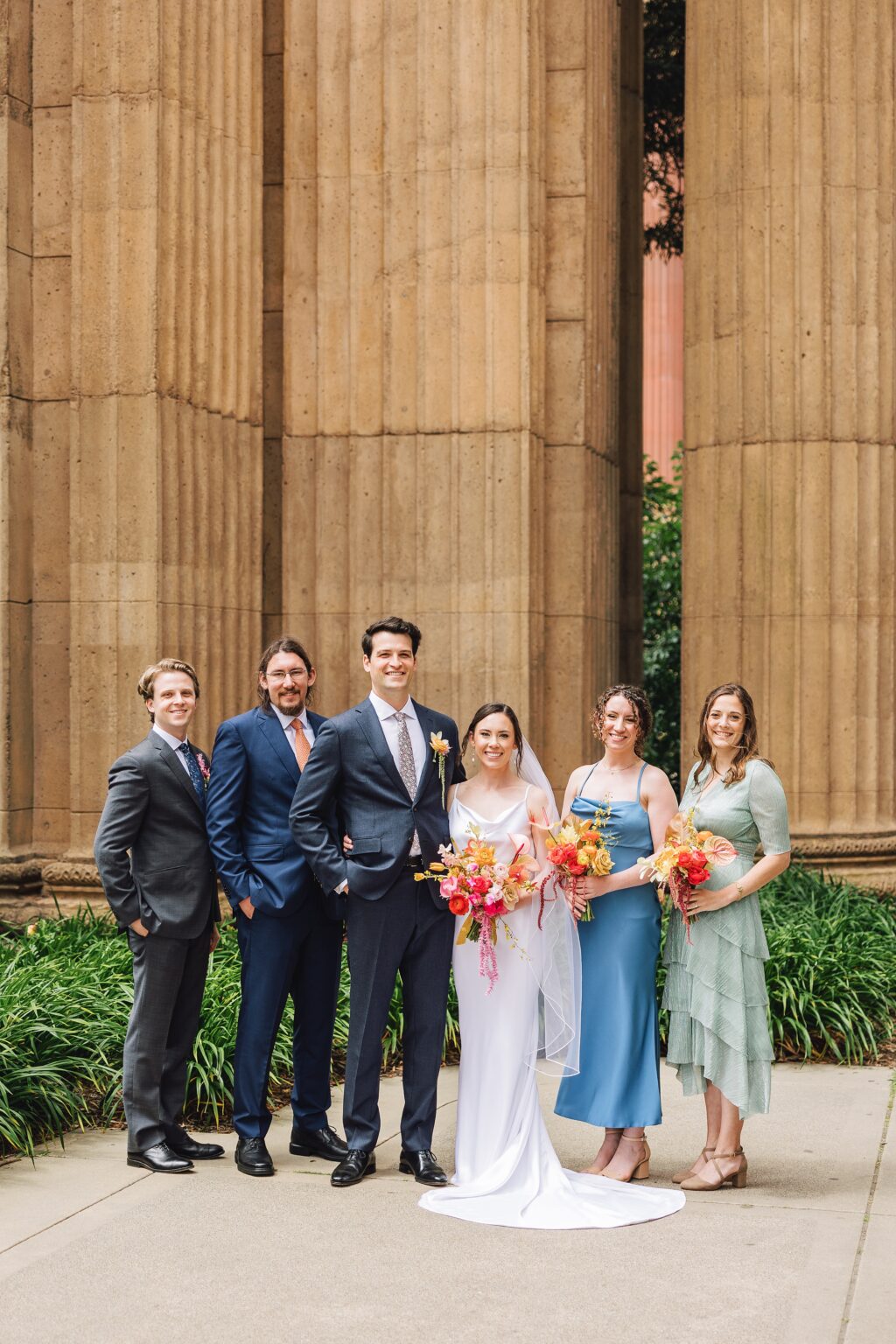 Colorful Bauhaus Design San Francisco Wedding at the Palace of Fine ...