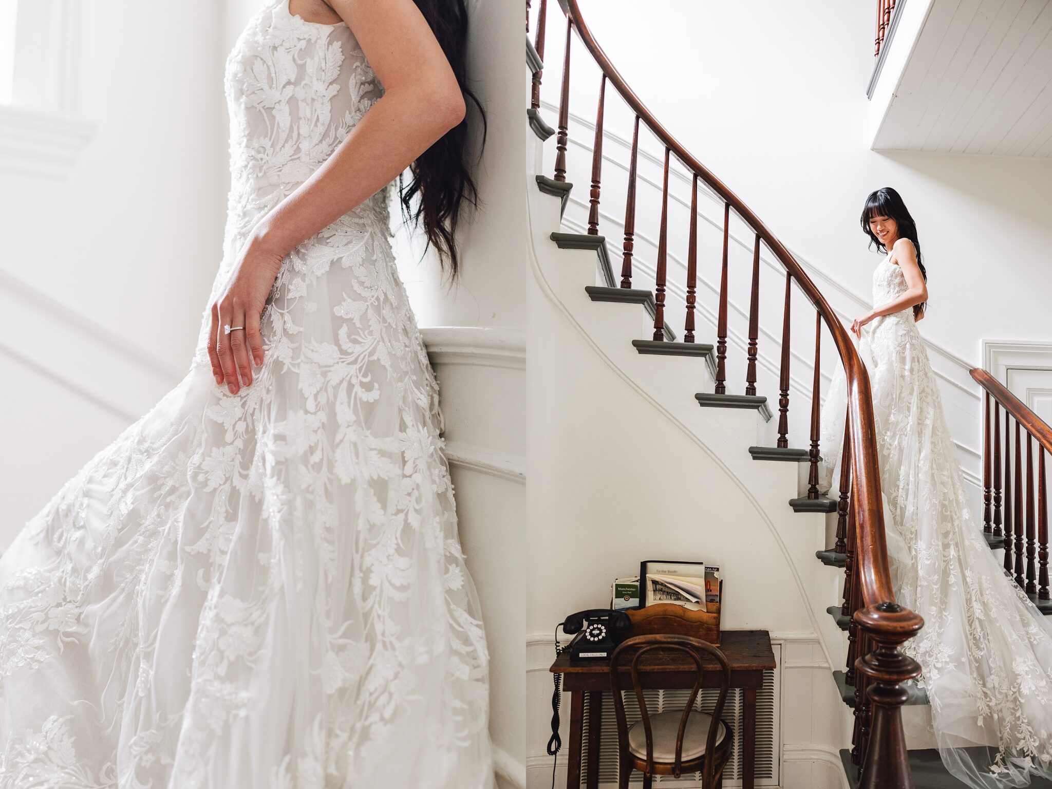 Romantic Coastal Wedding Editorial at the Historical Cuffey’s Cove in ...