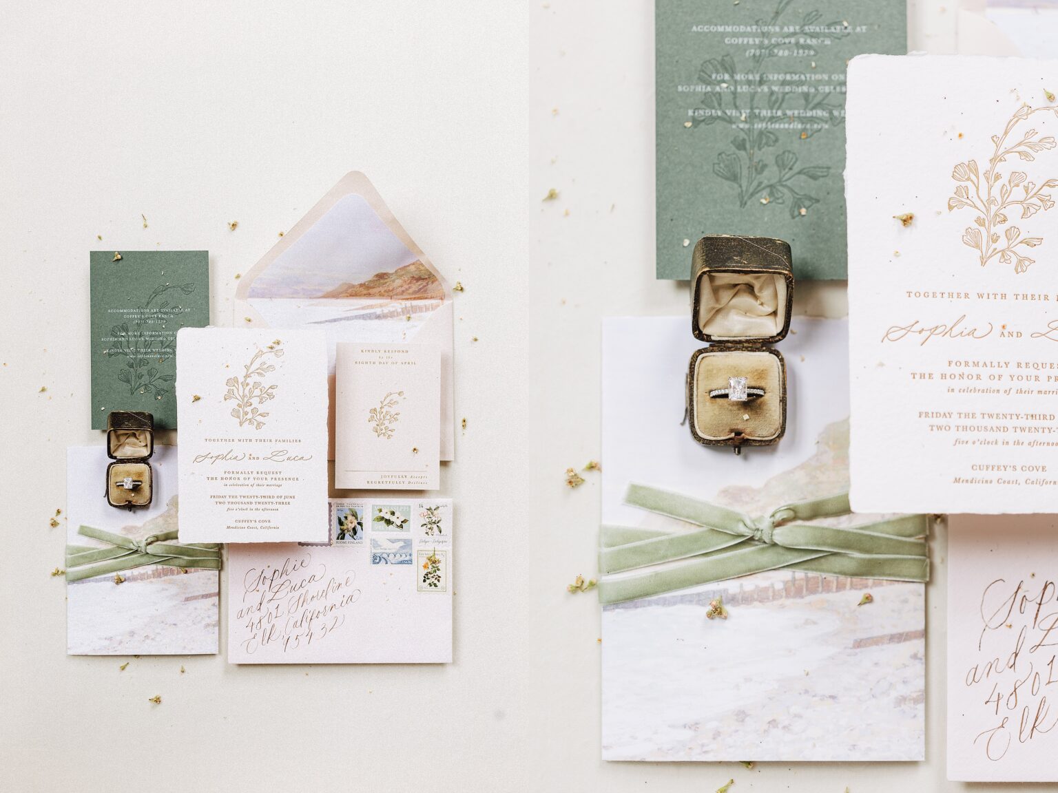 Romantic Coastal Wedding Editorial at the Historical Cuffey’s Cove in ...